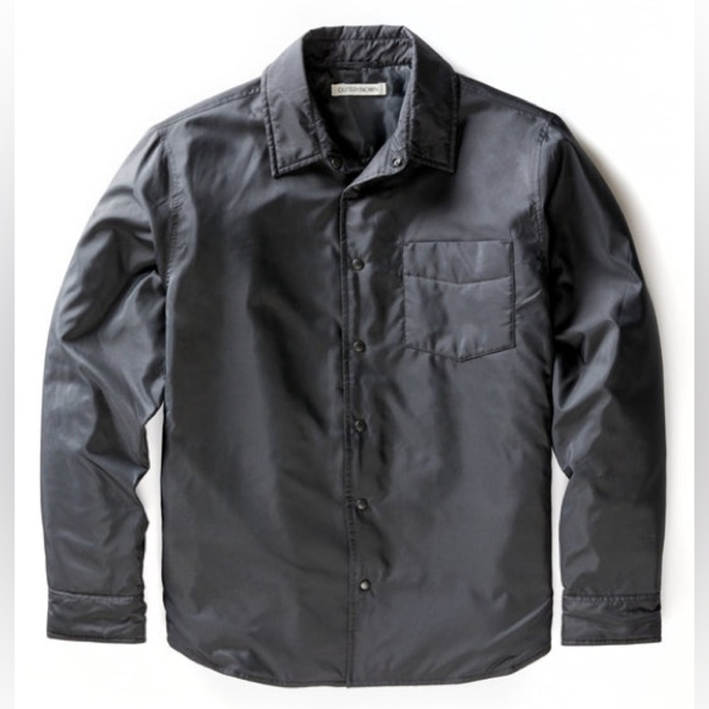 Outerknown Origin Shacket Snap Front Lightweight Jack… - Gem